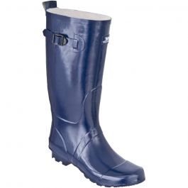 Trespass Mens Raft Welly Glossy Rubber Wellington Boots | Outdoor Look